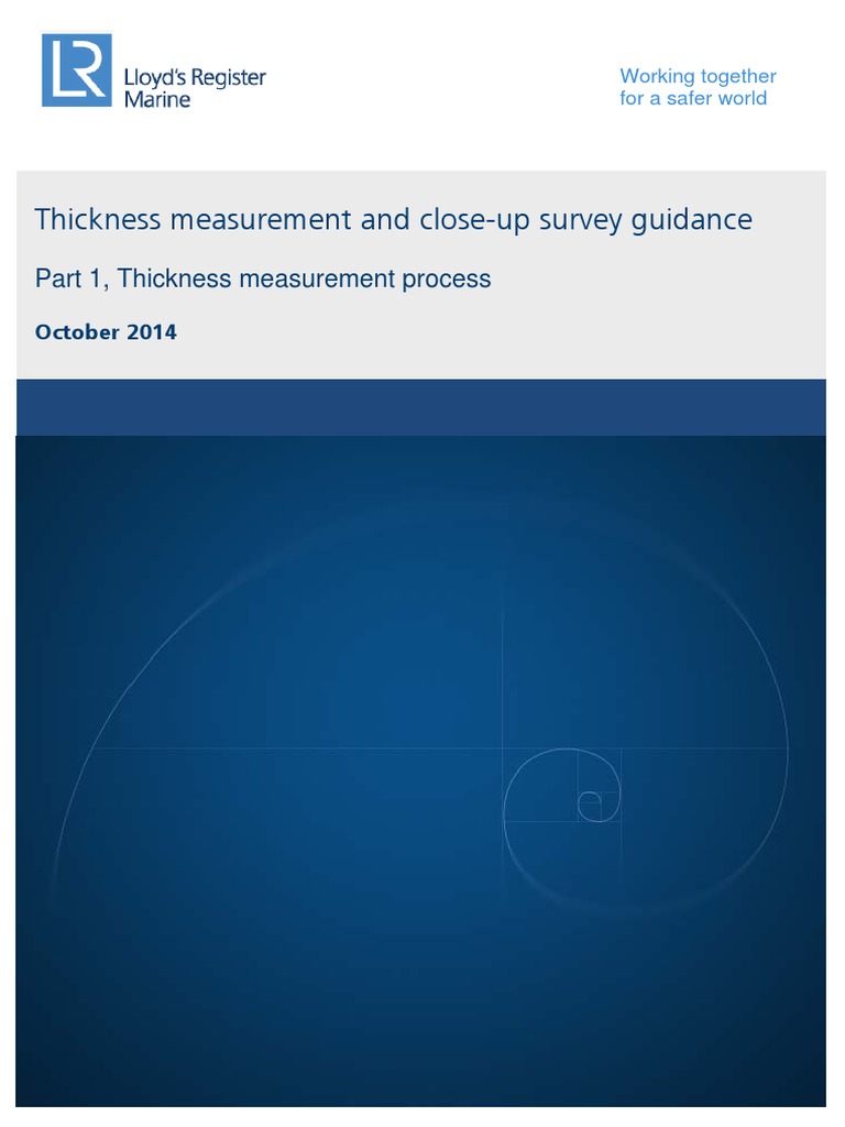 Hull Thickness Measurement Guidance | PDF