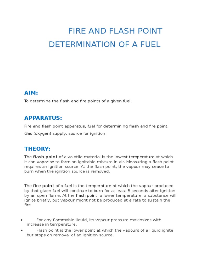 Flash and Fire Point of Servo Gear Oil | PDF