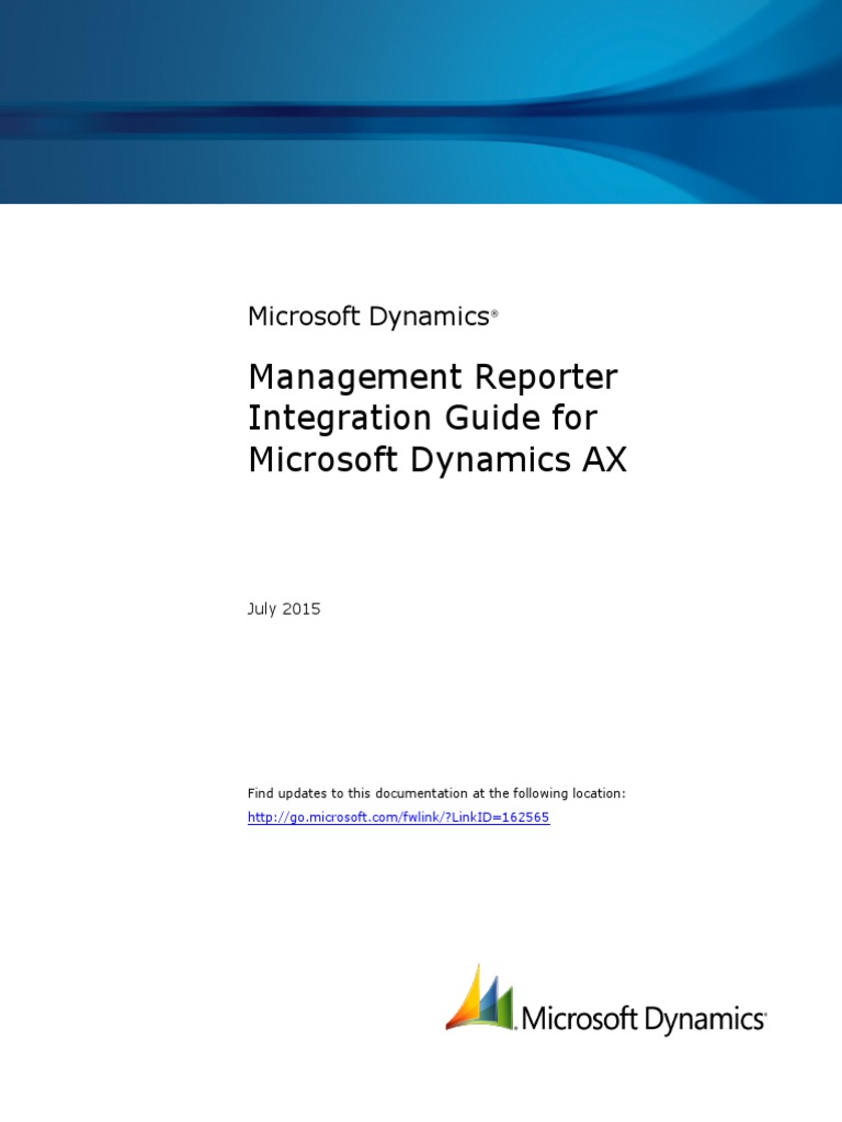 Management Reporter Integration Guide For Microsoft Dynamics AX | PDF ...