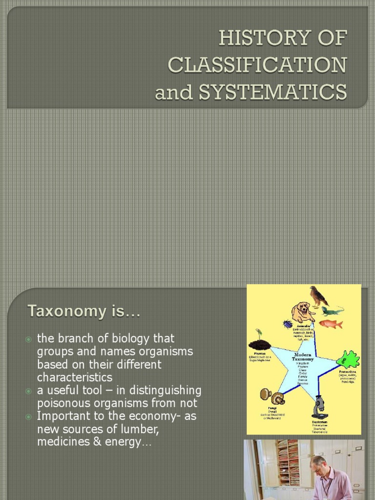 4 History of Taxonomy | Taxonomy (Biology) | Clade