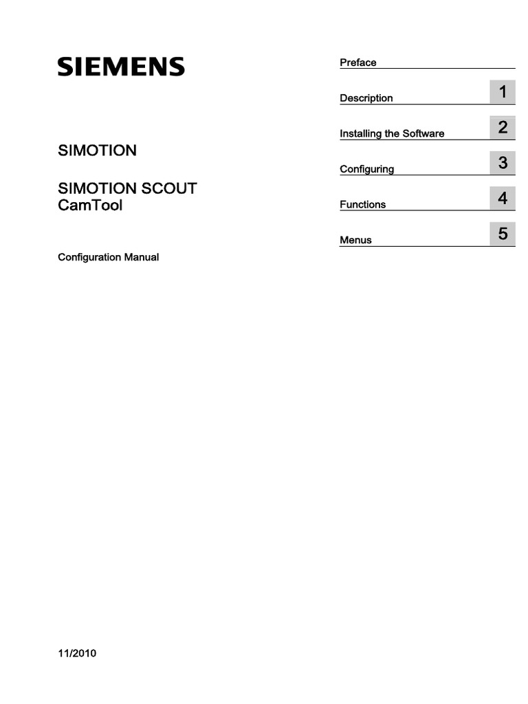 Simotion SCOUT CamTool - Programming | PDF | Windows 7 | Icon (Computing)