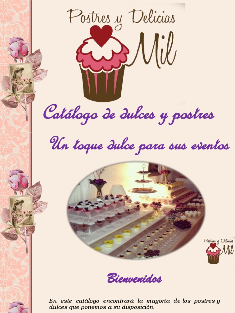 Brochure Postres y Dulces PYDM | PDF | Magdalena | Postres