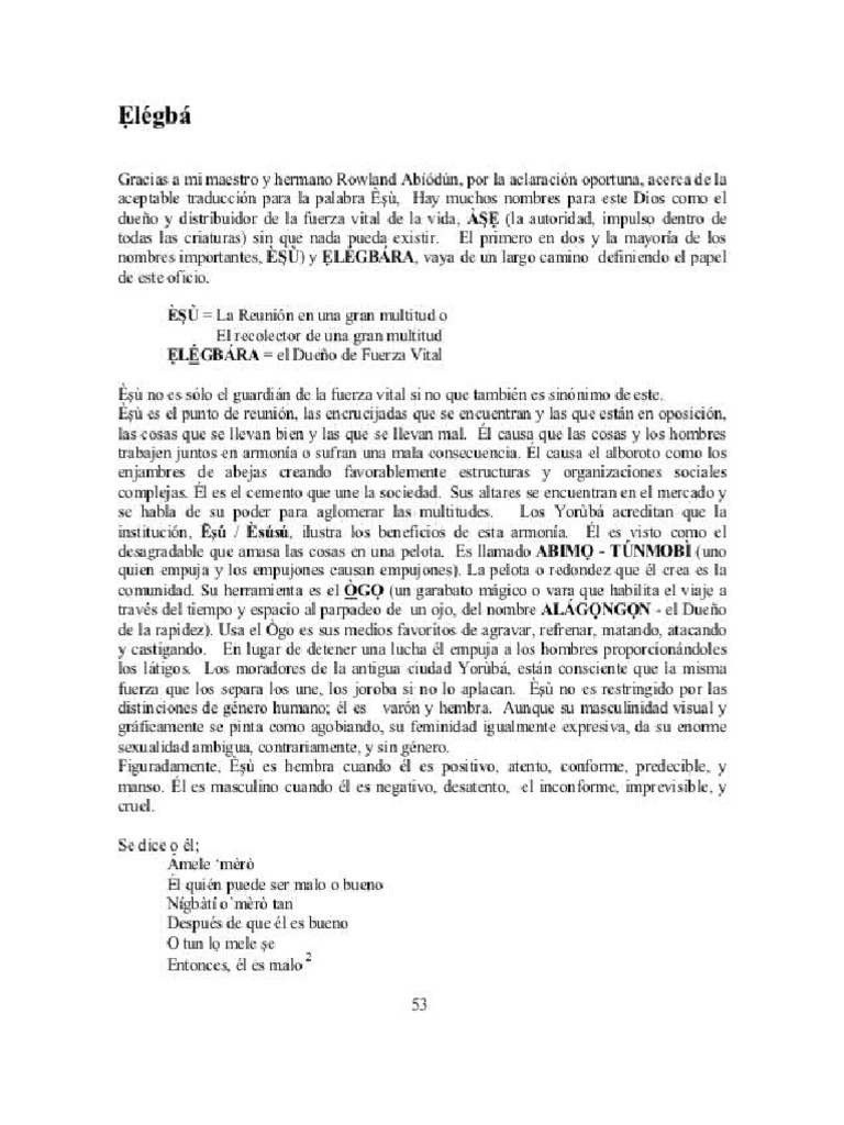 Cantos A Eleggua - Traducidos | PDF