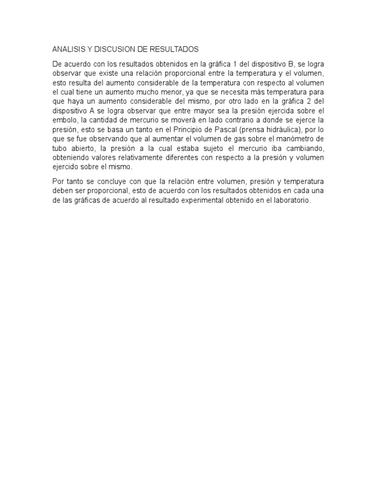 Analisis y Discusion de Resultados | PDF