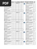Rubrics For Classroom Cleanliness Assessment | PDF | Waste | Teaching ...