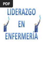 Liderazgo en Enfermeria | PDF | Liderazgo | Enfermería