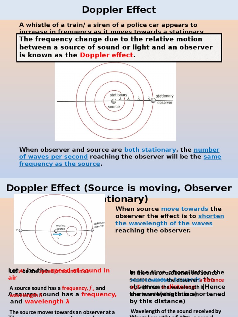 Doppler Effect | PDF | Doppler Effect | Frequency