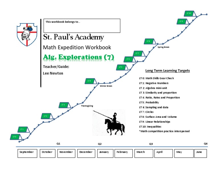 Alg Ex 7th Grade Map | PDF