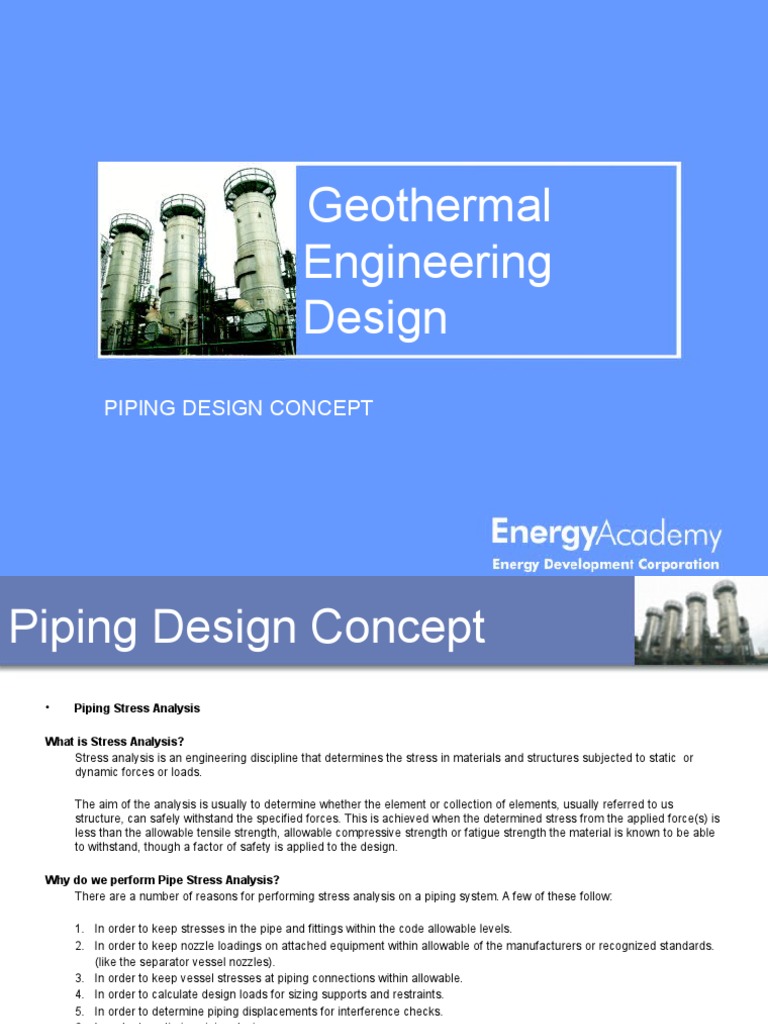 Geothermal Engineering Design | PDF | Stress (Mechanics) | Bending