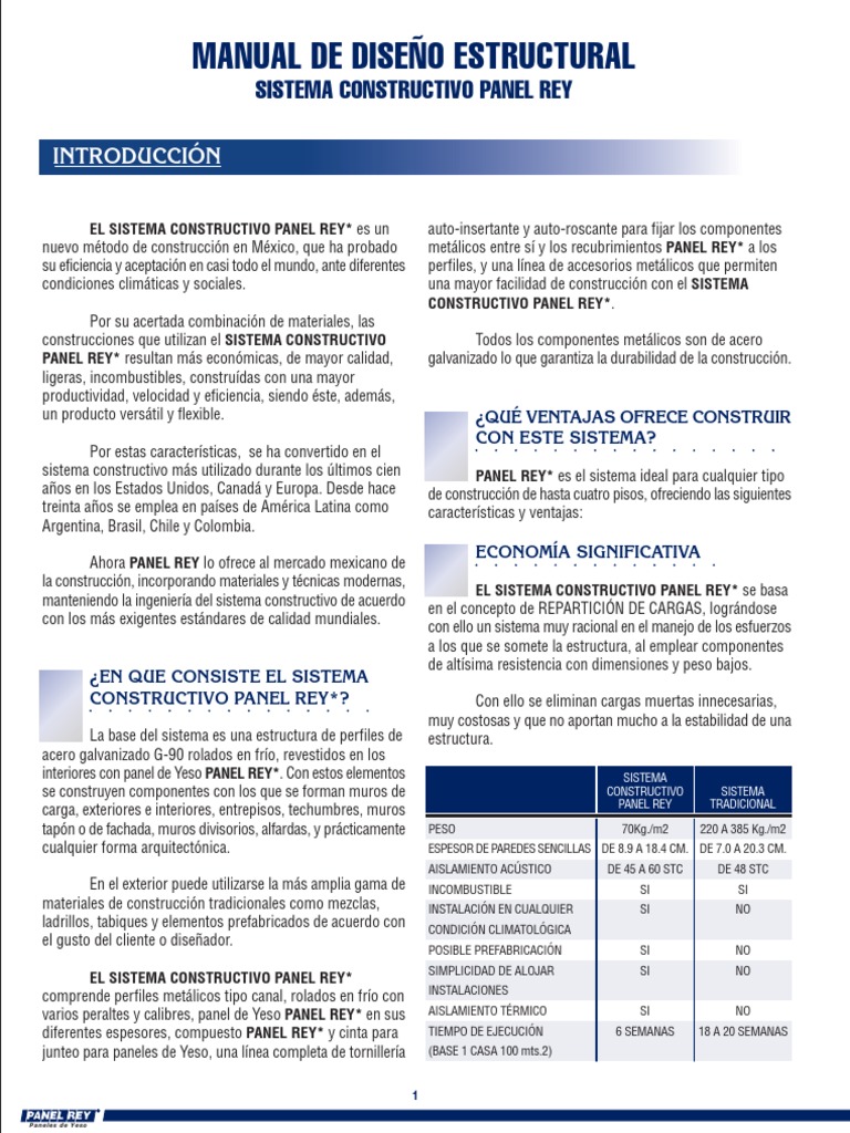 Panel Rey | PDF | Paneles de yeso | Revestimiento