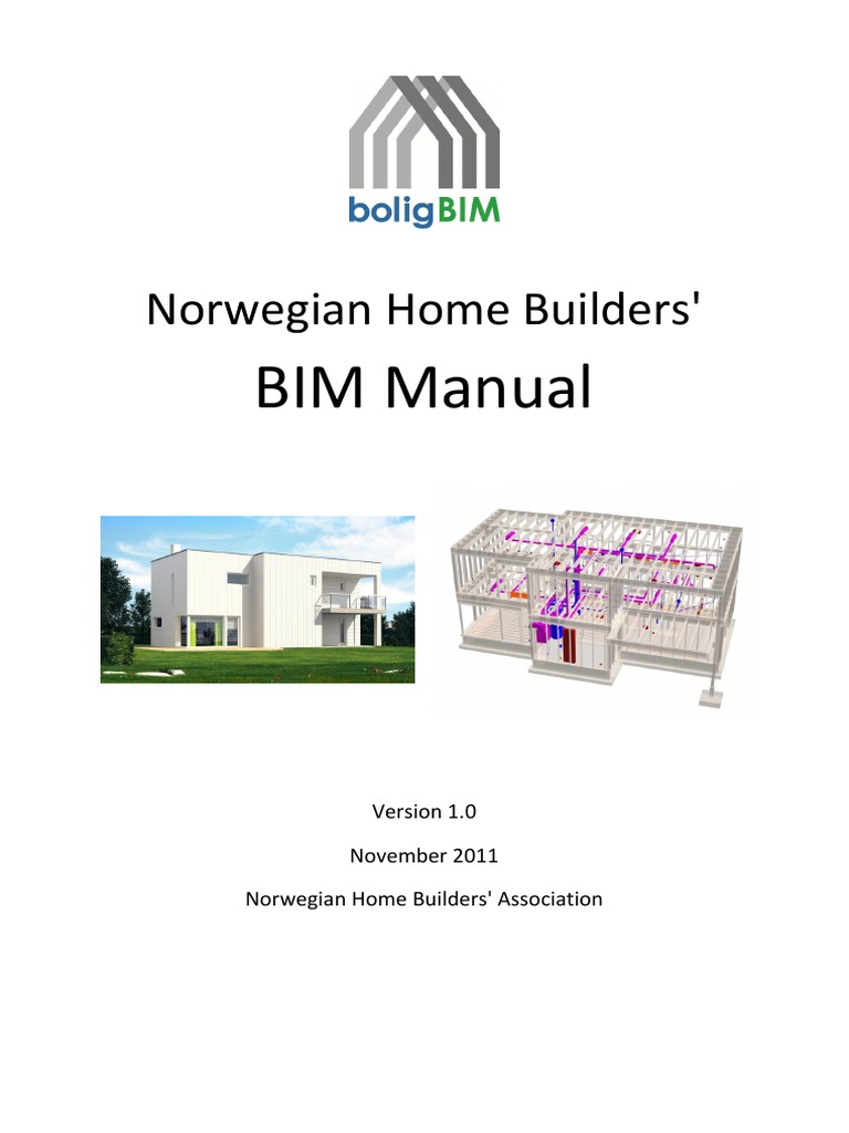 Norwegian Home Builders BIM Manual | PDF | Building Information ...
