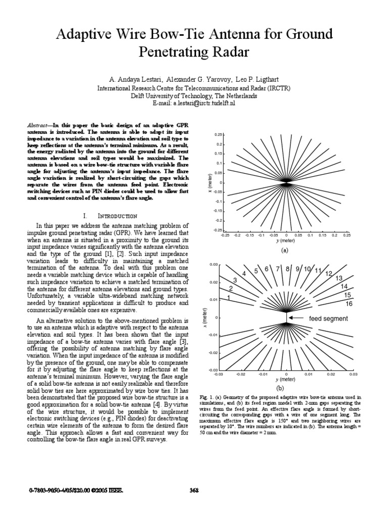 Adaptive Wire Bow-Tie Antenna for Ground.pdf | Antenna (Radio ...