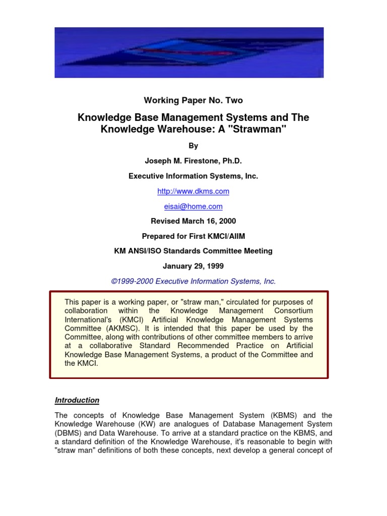 Knowledge Base Management Systems | PDF