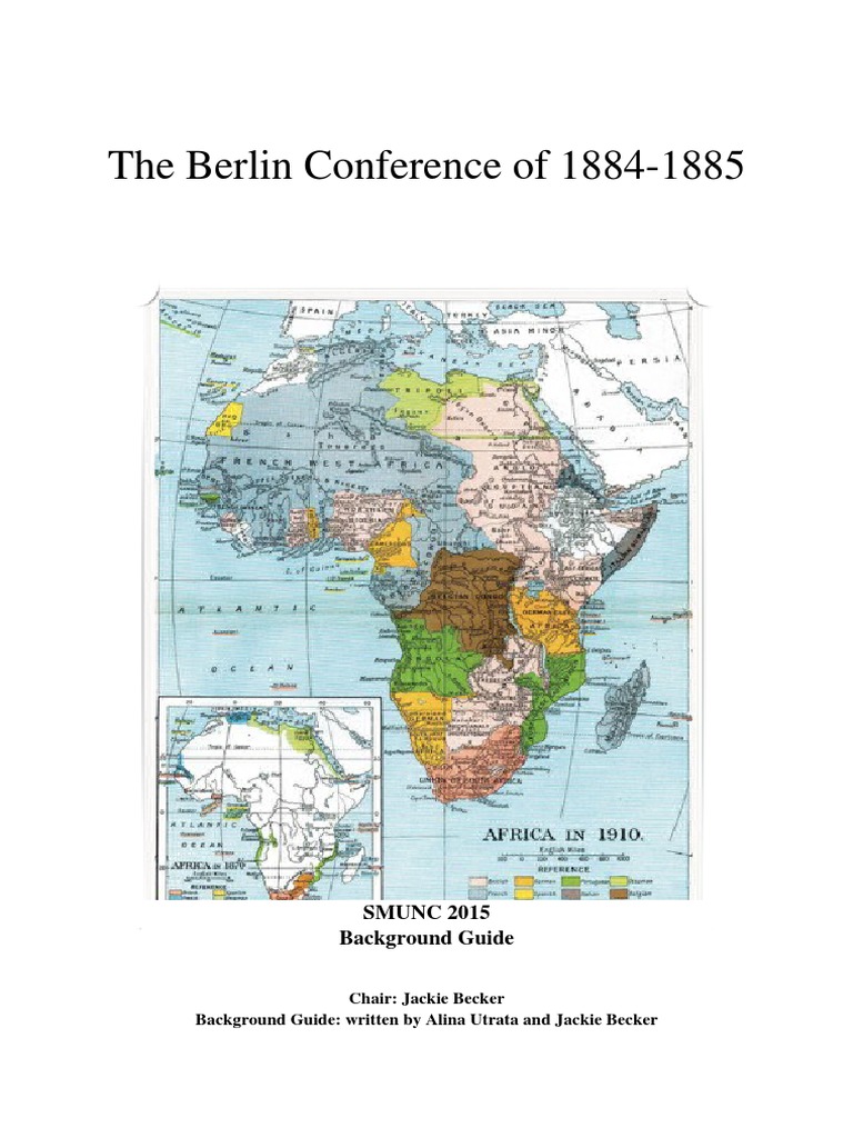 Berlin Conference Background Guide | PDF | Otto Von Bismarck | German ...