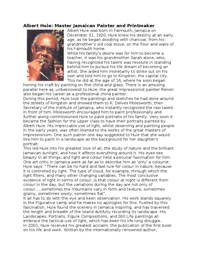 Albert Huie | PDF | Impressionism | Paintings