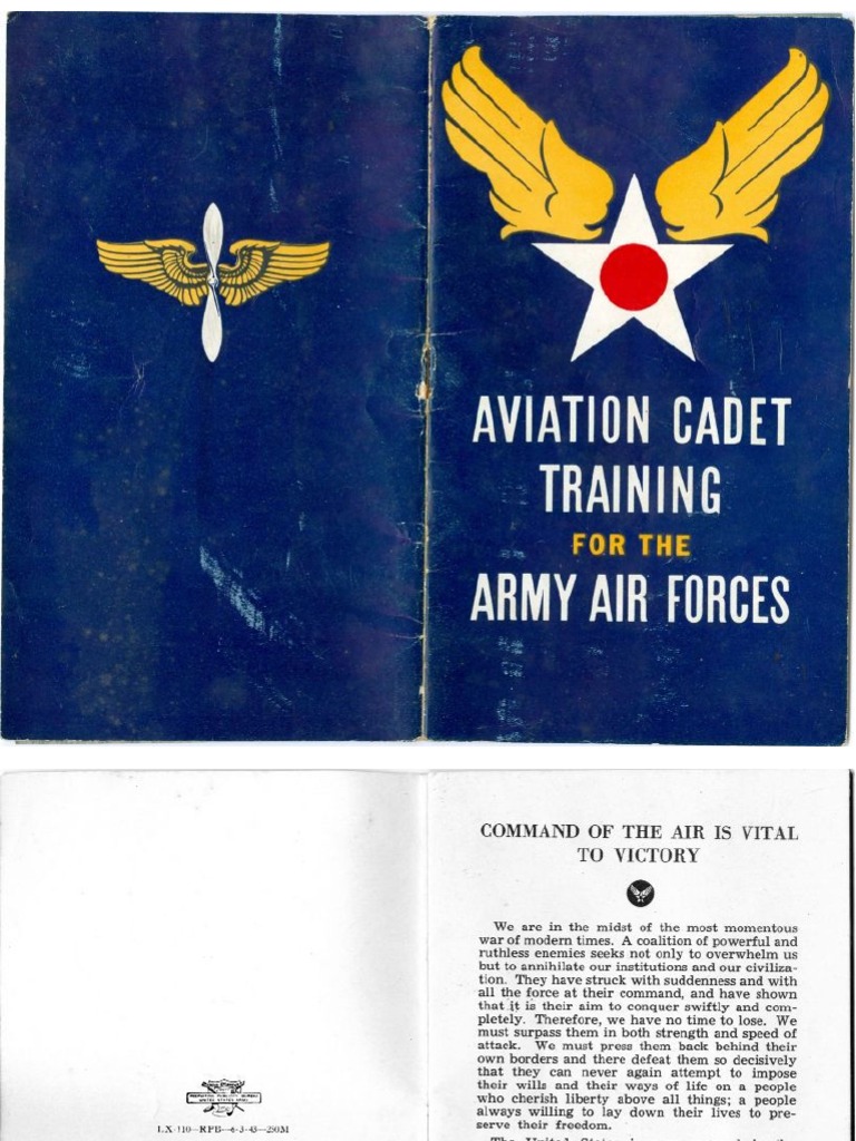 WWII 1943 Army Air Force Brochure