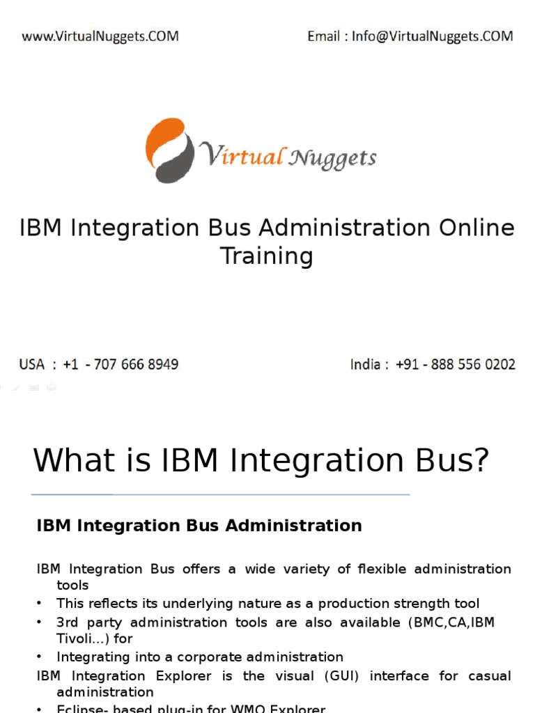 Ibm Integration Bus Admin Training Pdf Graphical User Interfaces