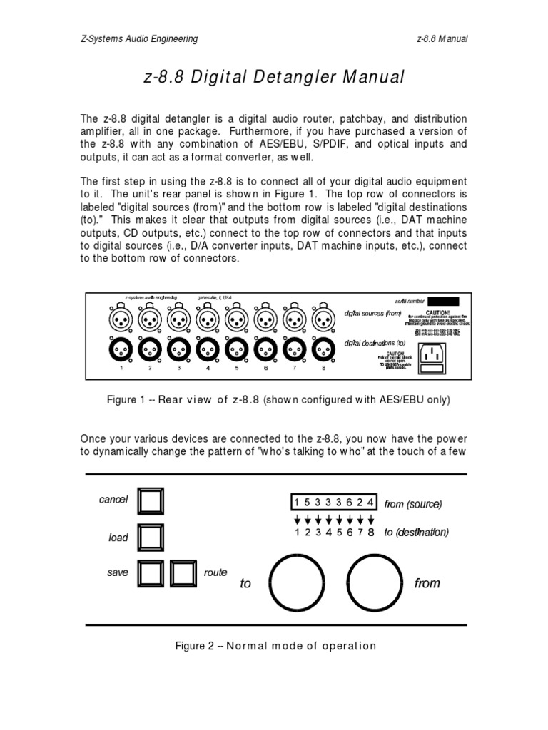 z-8.8 Digital Detangler Manual | PDF | Manufactured Goods | Electrical ...