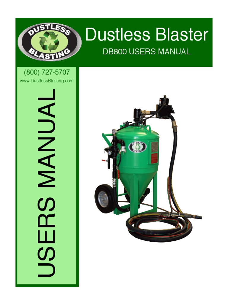 Manual Dustless Blasting - Db800-Instruction-manual | PDF | Washer ...