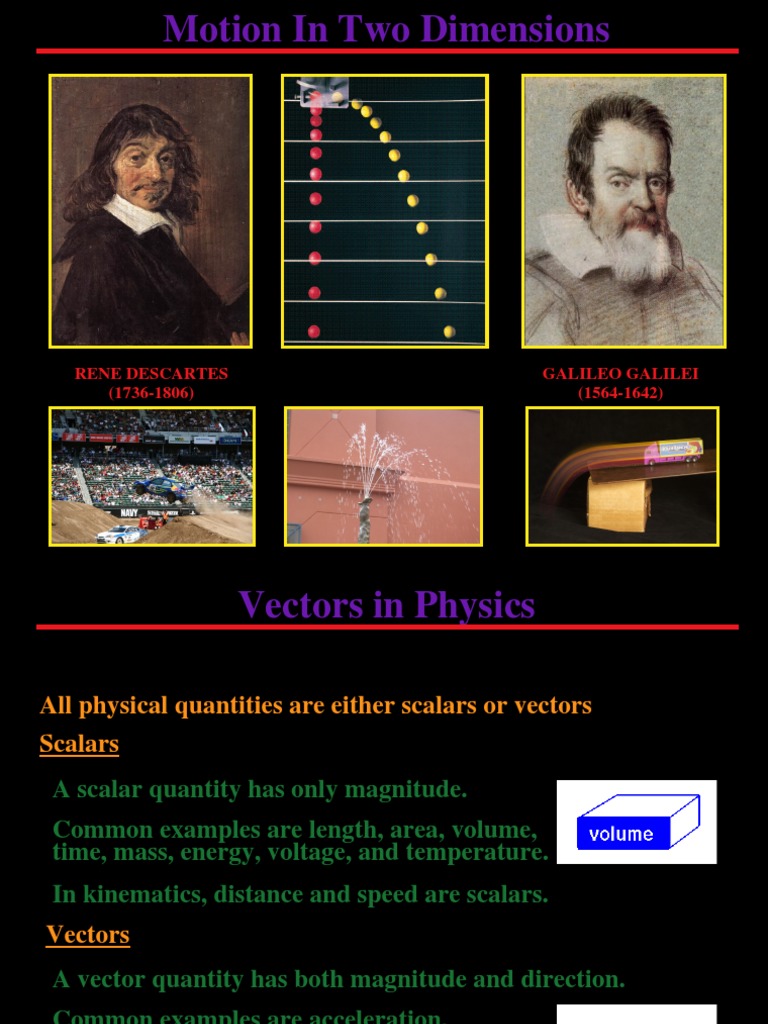 Motion in Two Dimensions | PDF | Euclidean Vector | Kinematics