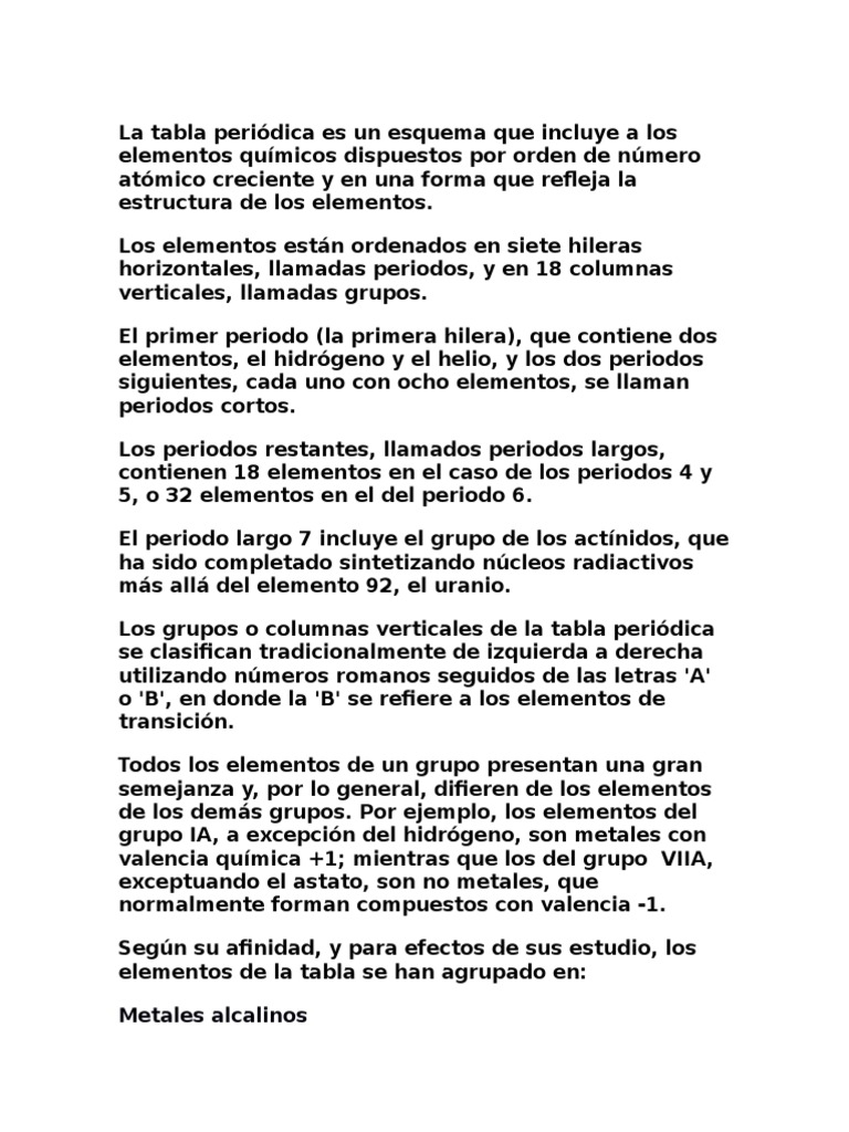 Tabla Periodica en Ingles | Descargar gratis PDF | Elementos químicos ...