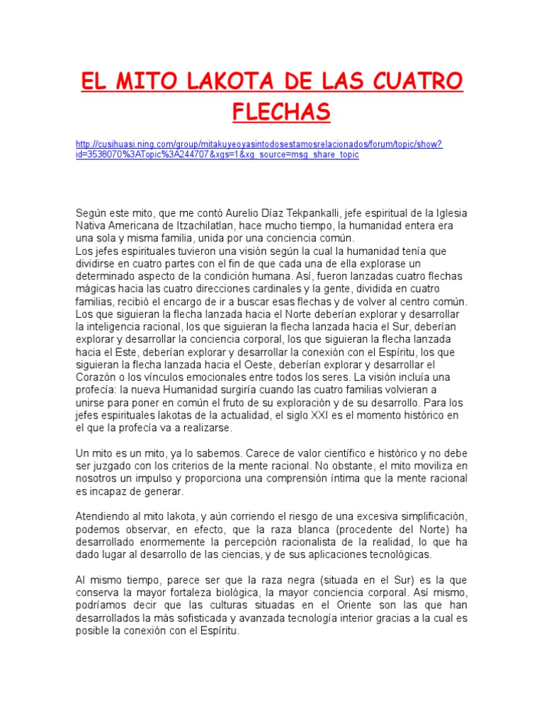 Las 4 Flechas | PDF | Alma | Ciencia cognitiva