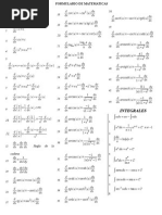 Formulas Basicas de Algebra | PDF