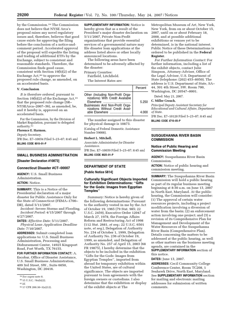 Notice: Culturally Significant Objects Imported For Exhibition: Gifts ...