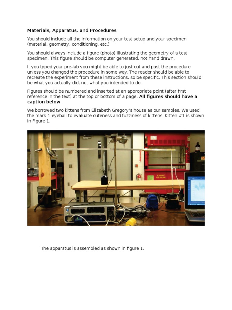 Materials, Apparatus, and Procedures | PDF | Teaching Methods & Materials