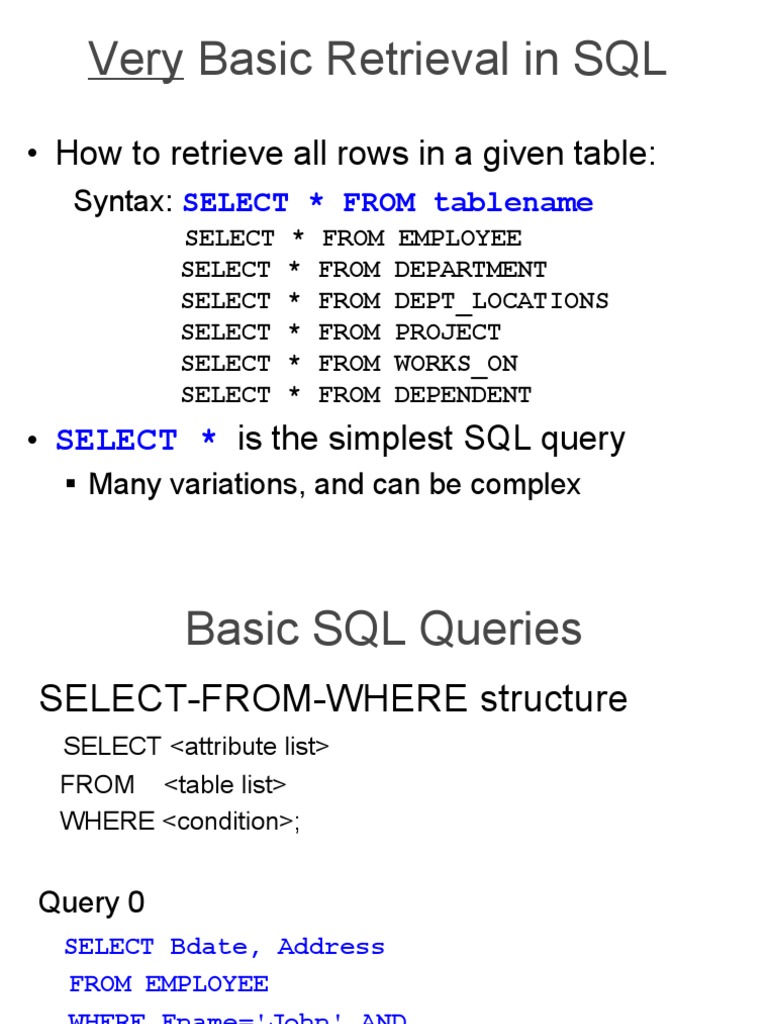 Tutorial 2 & 3 Update | Download Free PDF | Sql | Data Management Software