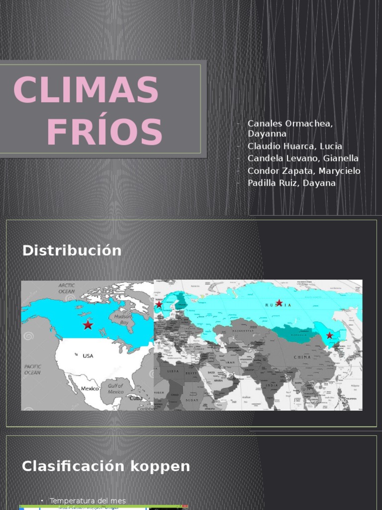 Climas Frios | PDF | Velocidad del viento | Clima