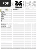 Project Moon TRPG Character Sheet | PDF