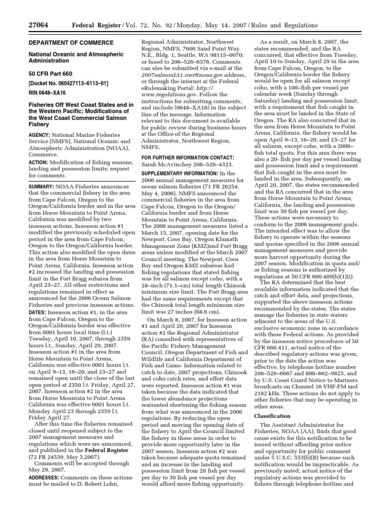 Rule: Fishery Conservation and Management: Alaska Fisheries of ...