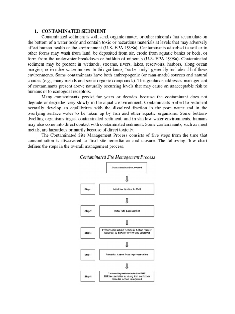Contaminated Site Remediation Activities | PDF | Environmental ...