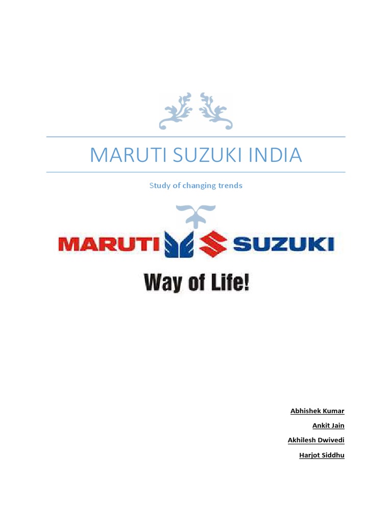 Maruti Suzuki | Organizational Structure | Supply Chain