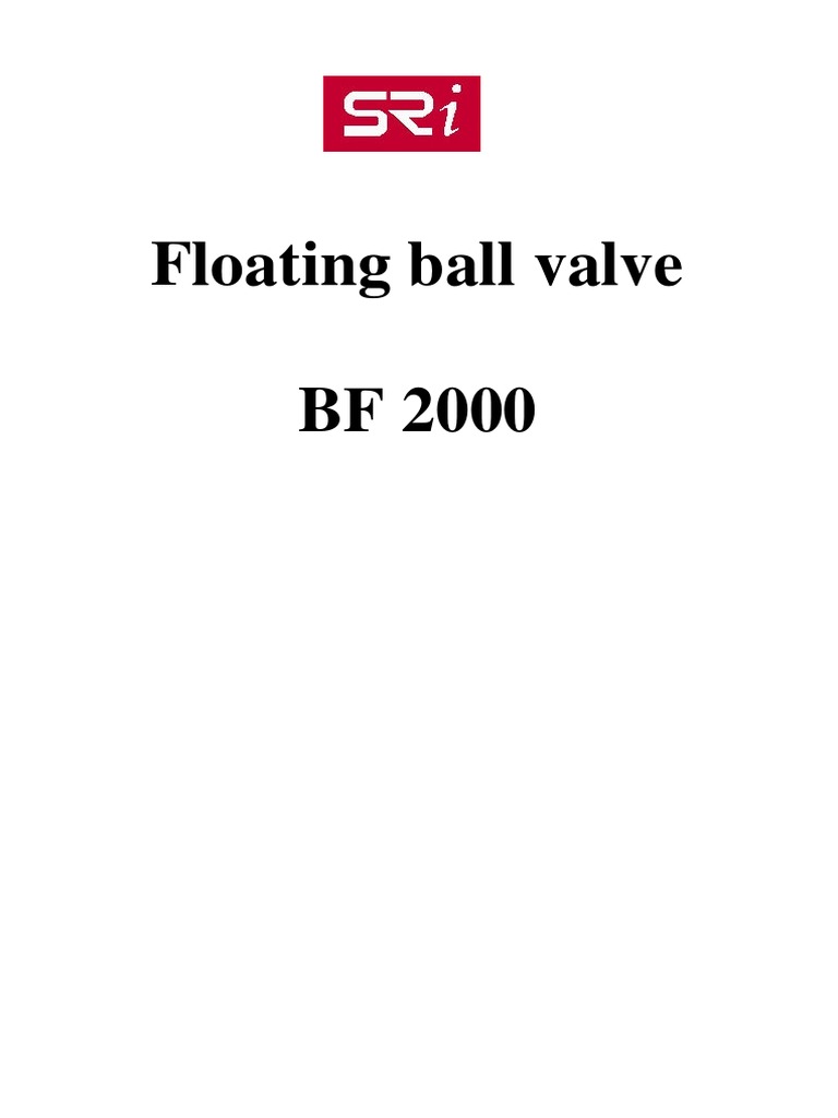BF2000 A R2 | PDF | Valve | Steel