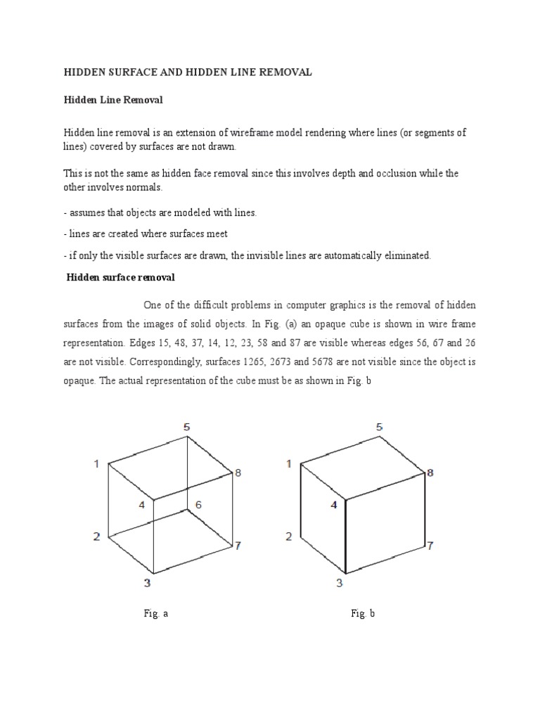 Hidden Surface Removal | PDF | Rendering (Computer Graphics) | Computer ...