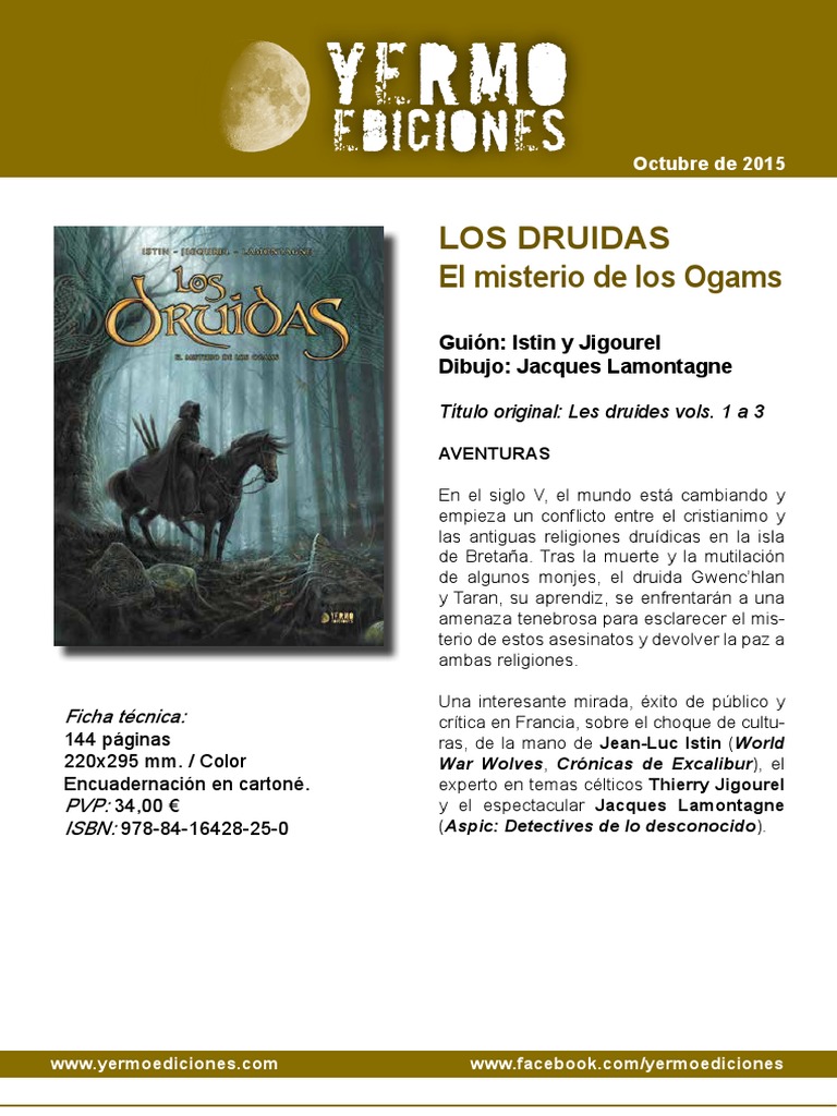 Yermo Ediciones Novedades Octubre 2015 | PDF