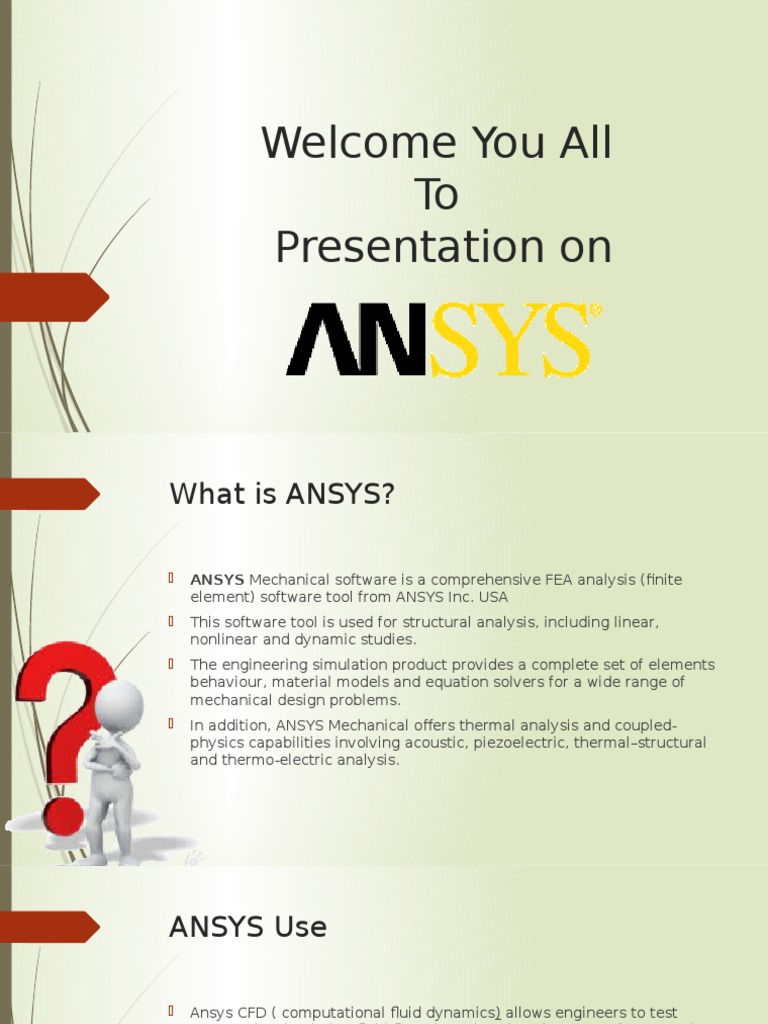 Introduction to ANSYS Software | PDF | Continuum Mechanics | Building ...