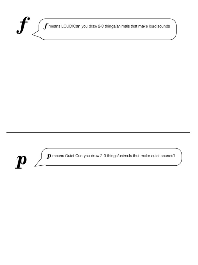 Music Dynamics - Forte Piano | PDF | Language Arts & Discipline