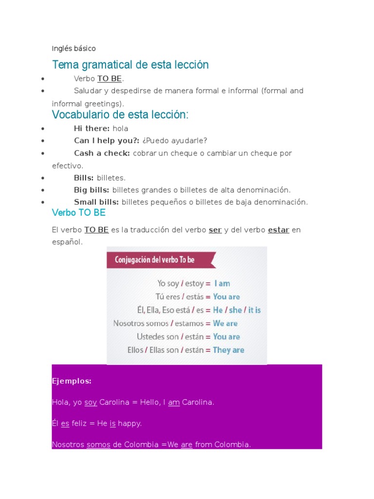 Inglés Básico, Intermedio y Avanzado | PDF | Plural | Verbo