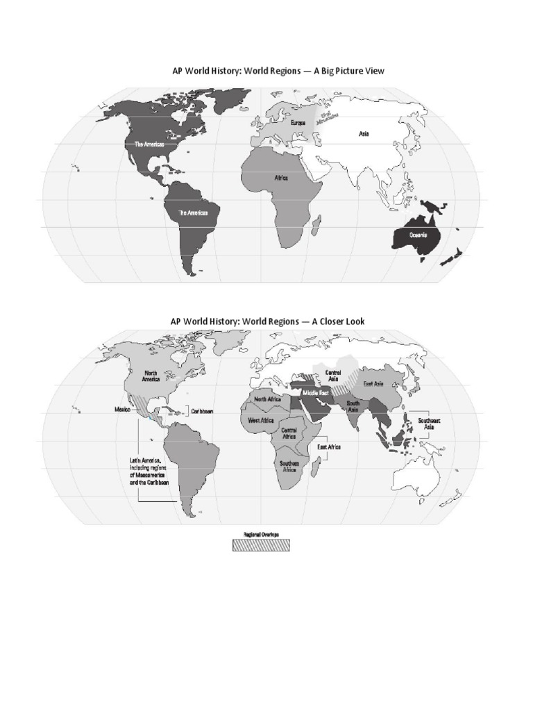 AP World History: World Regions - A Big Picture View | PDF