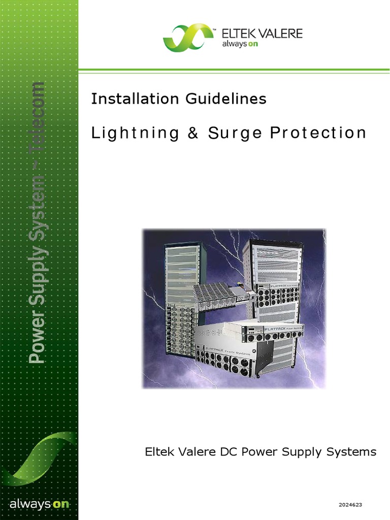 Lightning & Surge Protection: Installation Guidelines | PDF | Electric ...