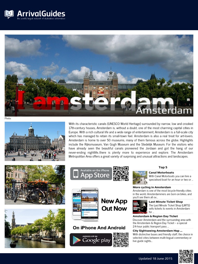 Amsterdam Travel Guide Overview | PDF | Travel | Art