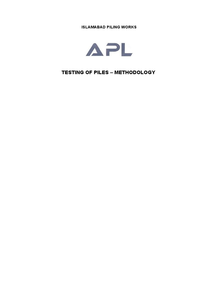 Technical - Document For Piling | PDF | Deep Foundation | Accelerometer