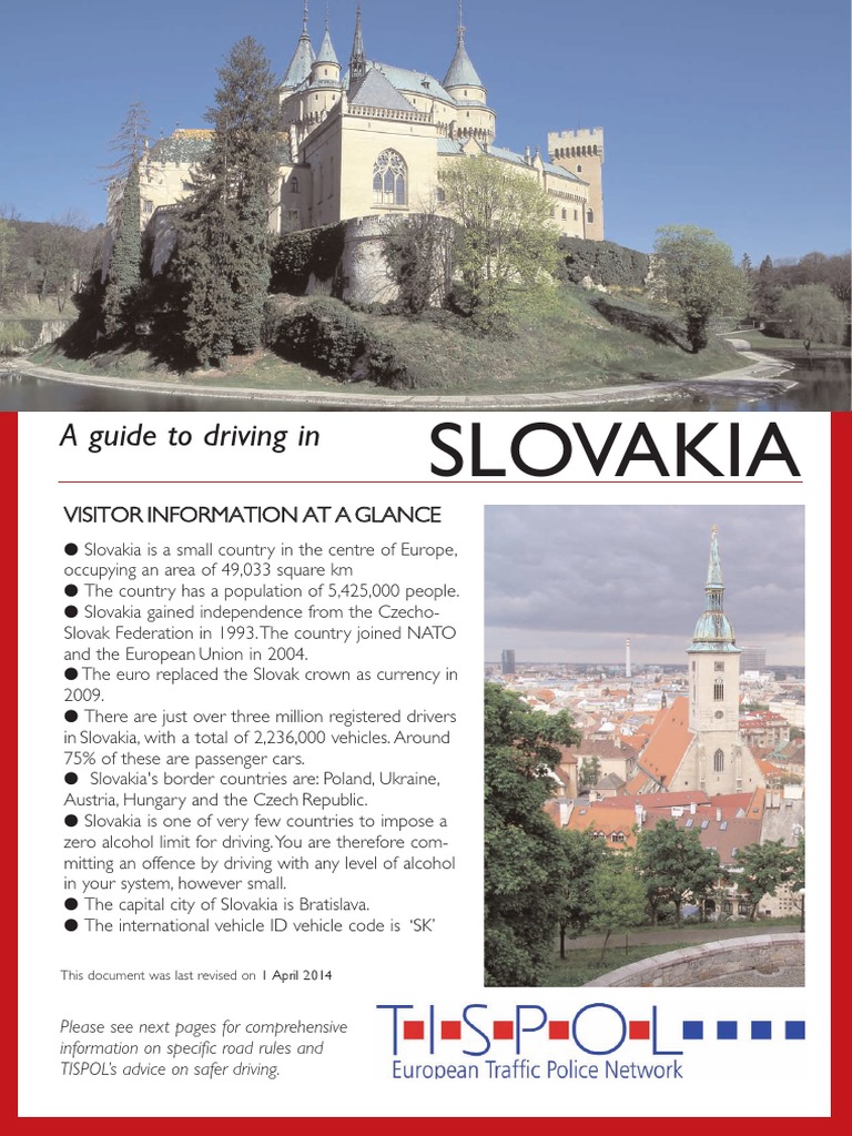 Slovakia: A Guide To Driving in | PDF | Slovakia | Driver's License