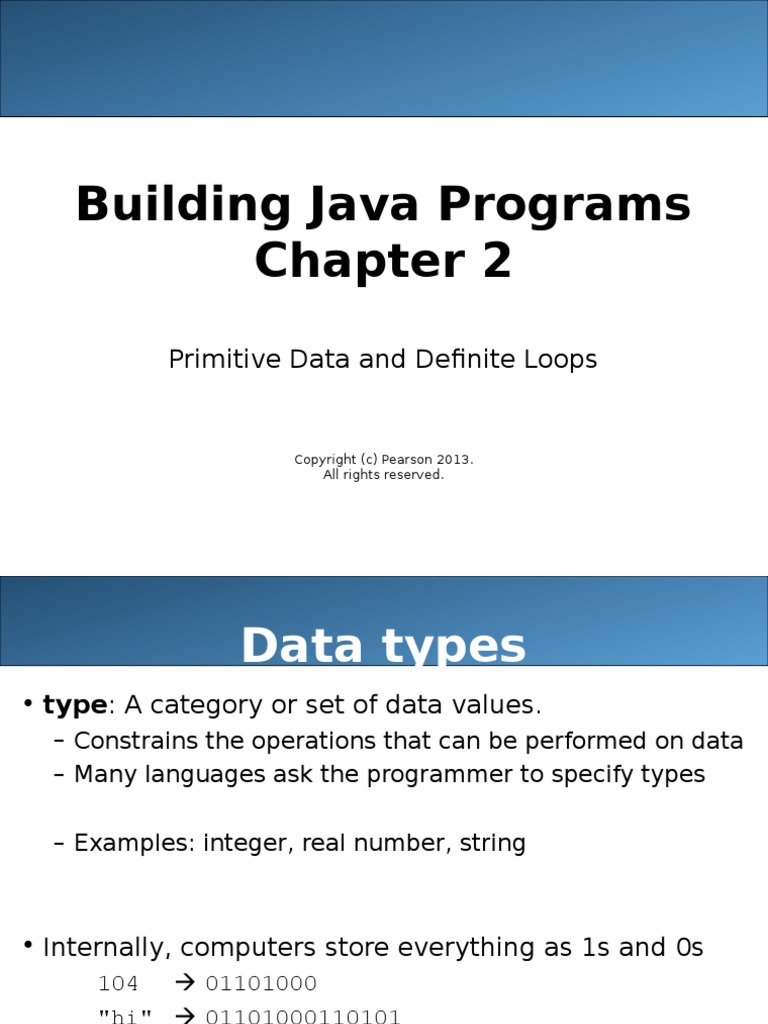 Ch02 Primitive Data Definite Loops | PDF | Data Type | Scope (Computer Science)