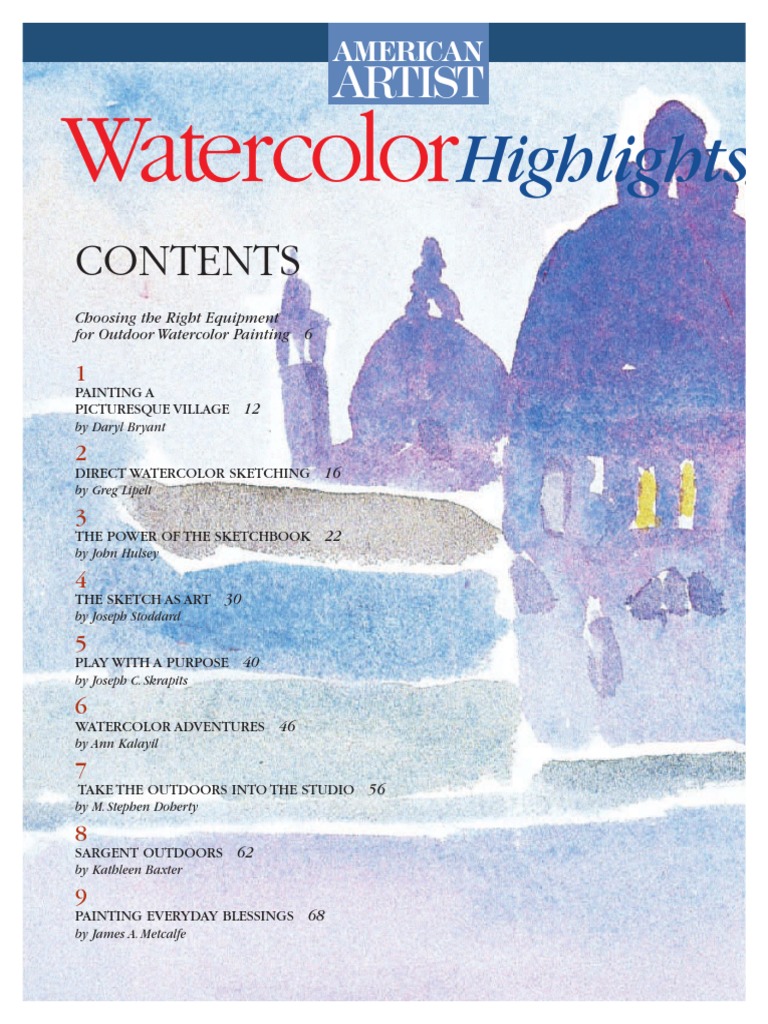 Watercolor Highlights | PDF | Watercolor Painting | Paintings