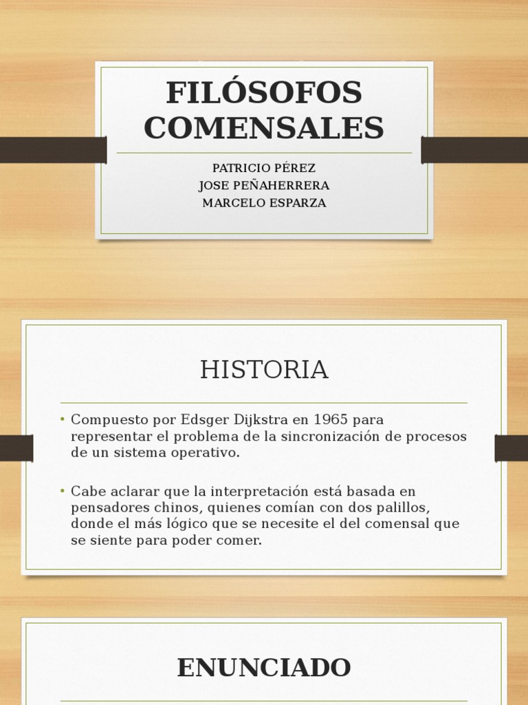 Filósofos Comensales | PDF | Science | Ciencia (general)