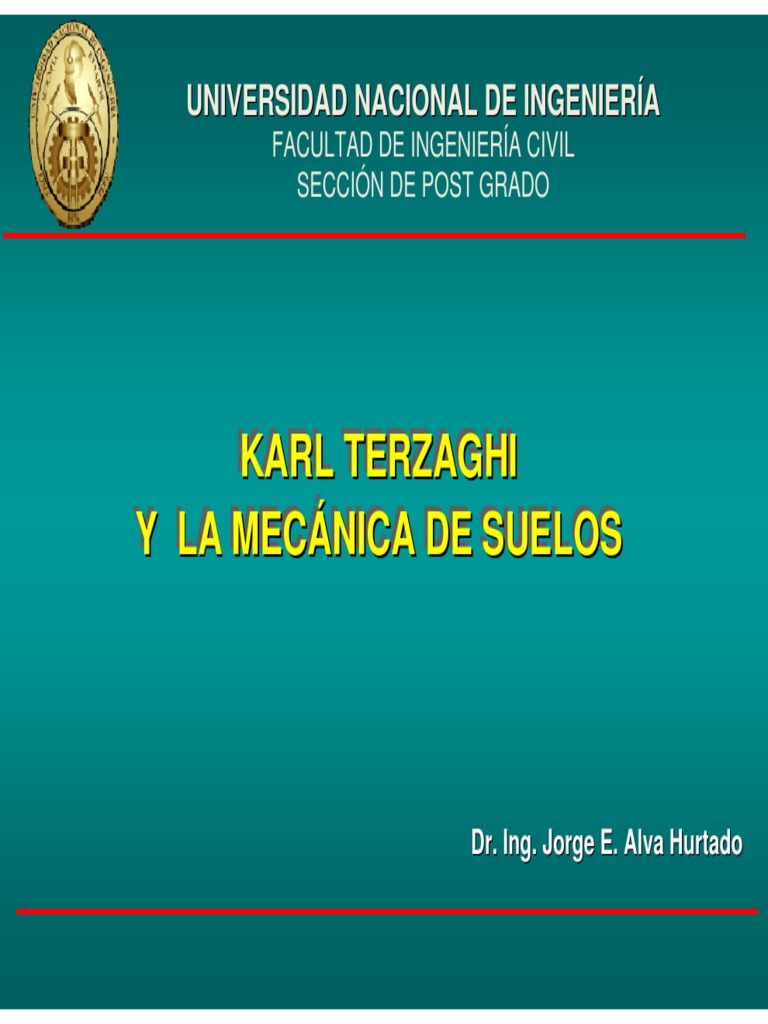 Karl Terzaghi y la Mecánica de Suelos | PDF | Arte